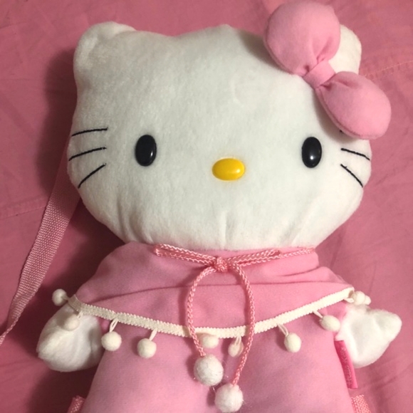 Hello Kitty | Bags | Host Pick Hello Kitty Plush Backpack | Poshmark